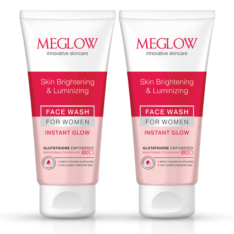 Buy Women Instant Glow Face Wash - Pack of 2 | Meglow